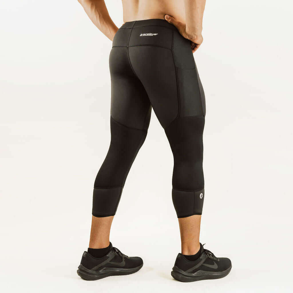 Men's KX2 Full Length Knee Compression Pants w/ Knee Support