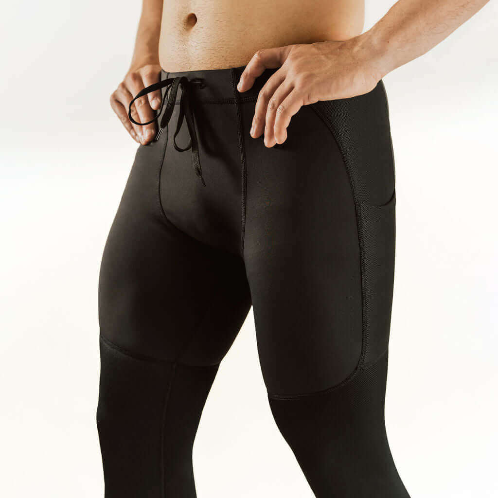 Men's KX2 Full Length Knee Compression Pants w/ Knee Support
