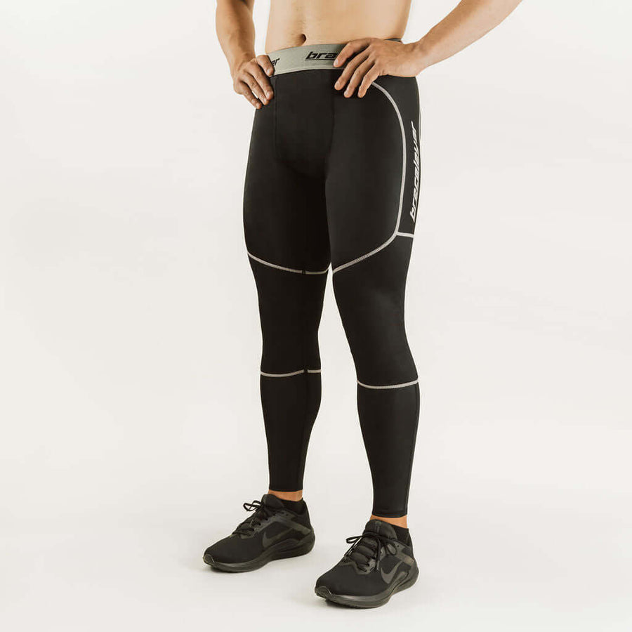 Men's KX2 Full Length Knee Compression Pants w/ Knee Support